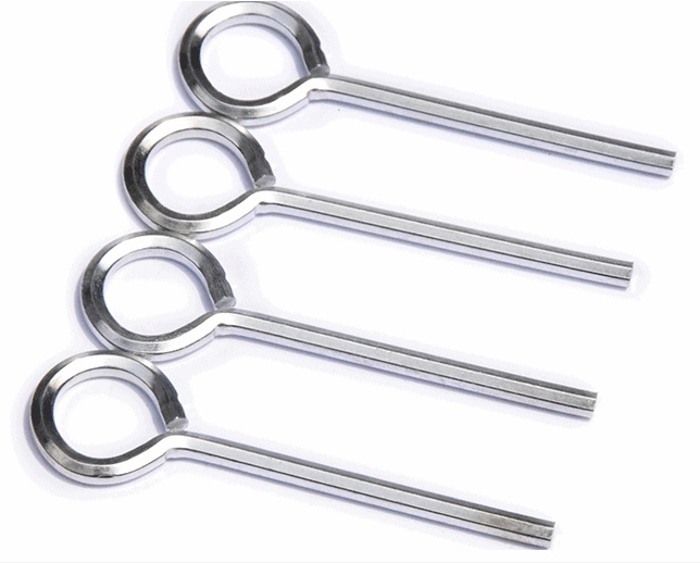 1/8" Standard Hex Dogging Key with Full Loop, Allen Wrench Door Key for ...